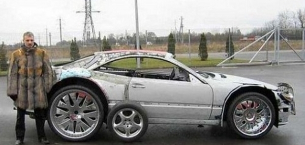 Fotos: Cómo convertir un auto chatarra en uno deportivo